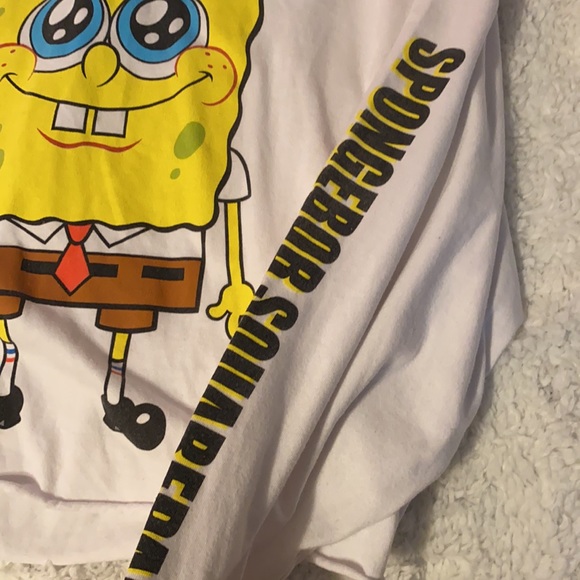 Nickelodeon | Tops | Spongebob Crop Top | Poshmark